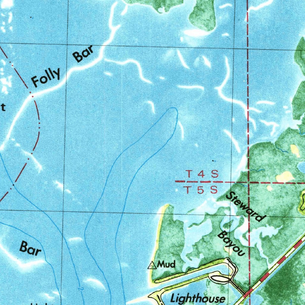 Sprague Island, FL (1982, 24000-Scale) Map by United States Geological ...