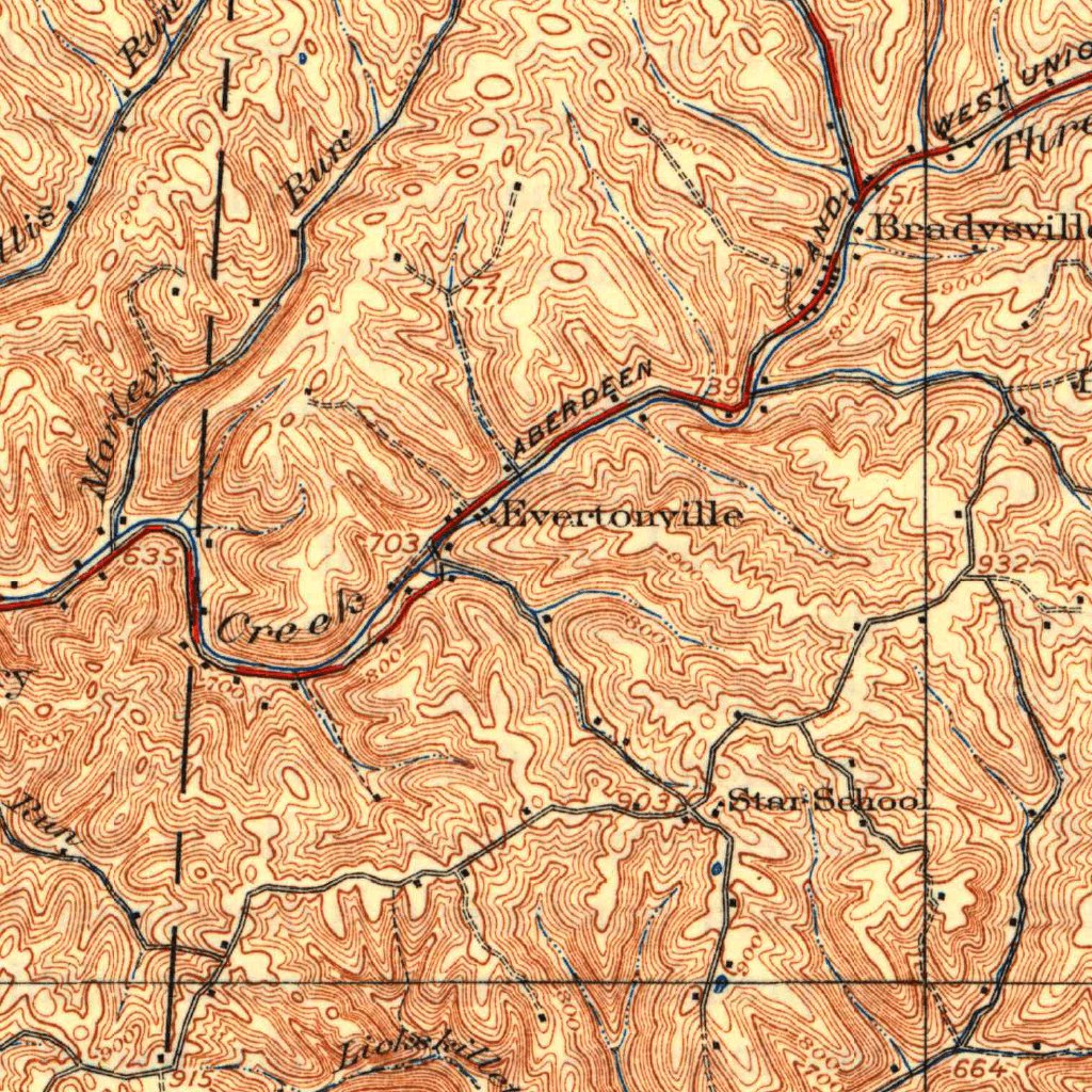 Springdale, KY-OH (1935, 62500-Scale) Map by United States Geological ...