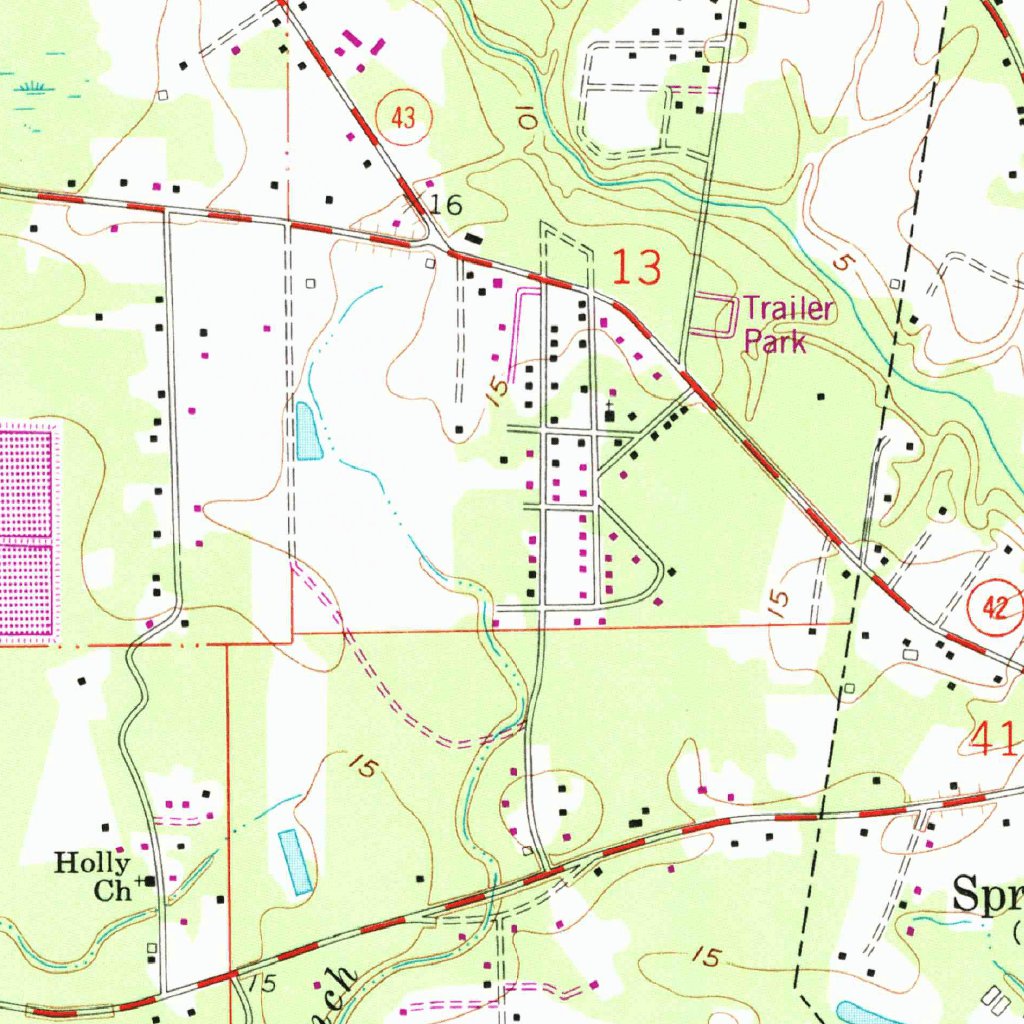 Springfield, LA (1963, 24000-Scale) Map by United States Geological ...