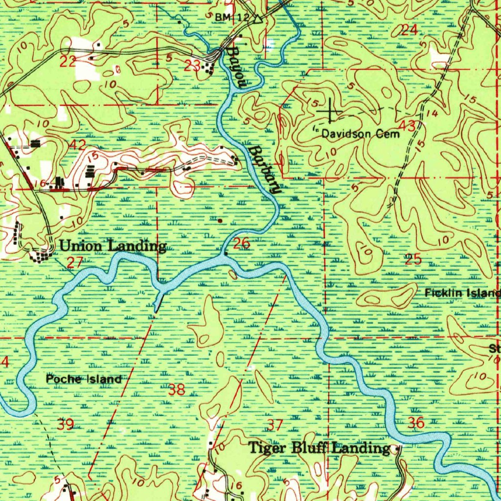 Springfield, LA (1963, 62500-Scale) Map by United States Geological ...