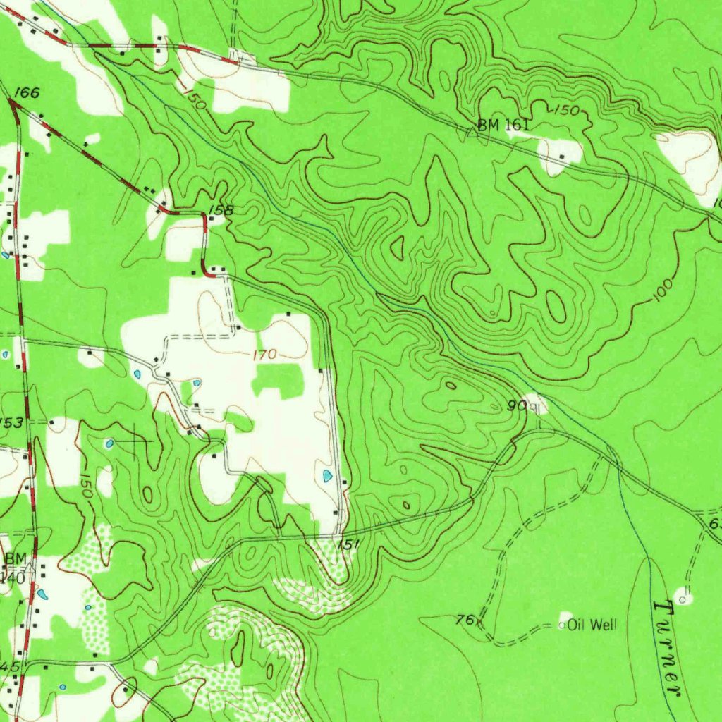 Spurger, TX (1958, 62500-Scale) Map by United States Geological Survey ...