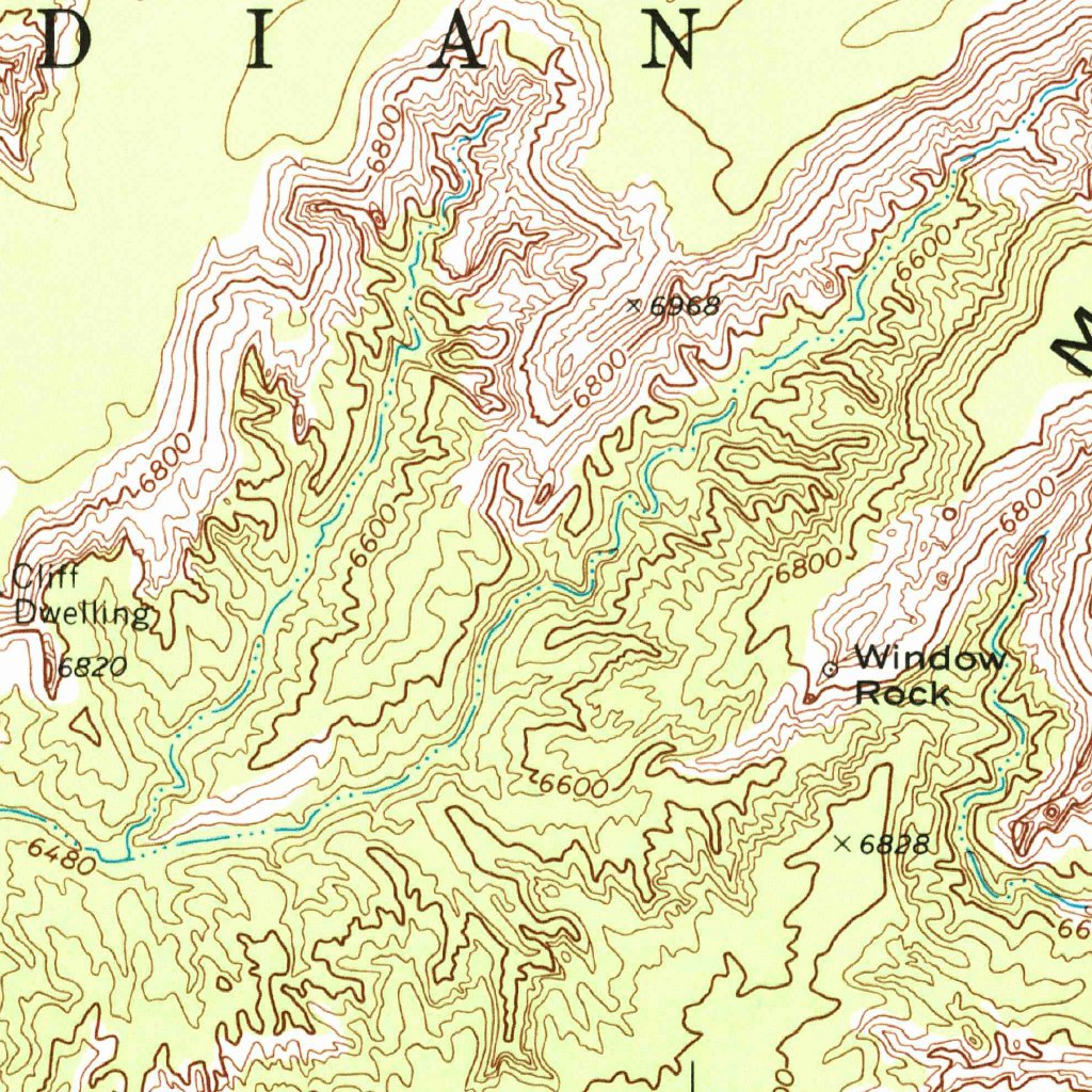 Square Butte, AZ (1970, 24000-Scale) Map by United States Geological ...