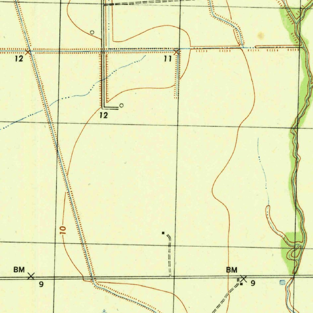 Stanolind Reservoir, TX (1945, 31680-Scale) Map by United States ...