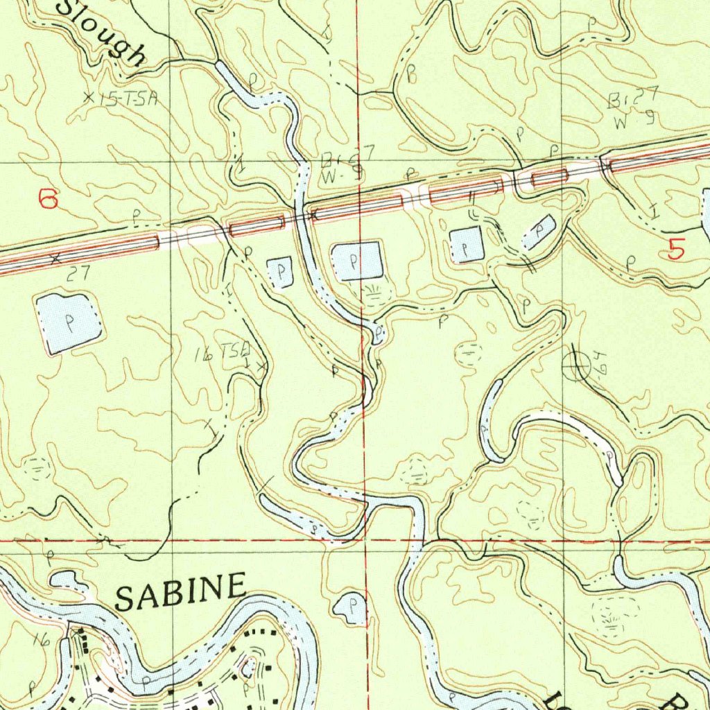 Starks, LA-TX (1982, 24000-Scale) Map by United States Geological ...
