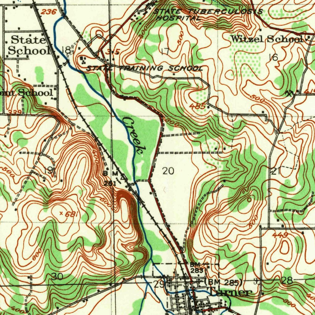 Stayton, OR (1941, 62500-Scale) Map by United States Geological Survey ...