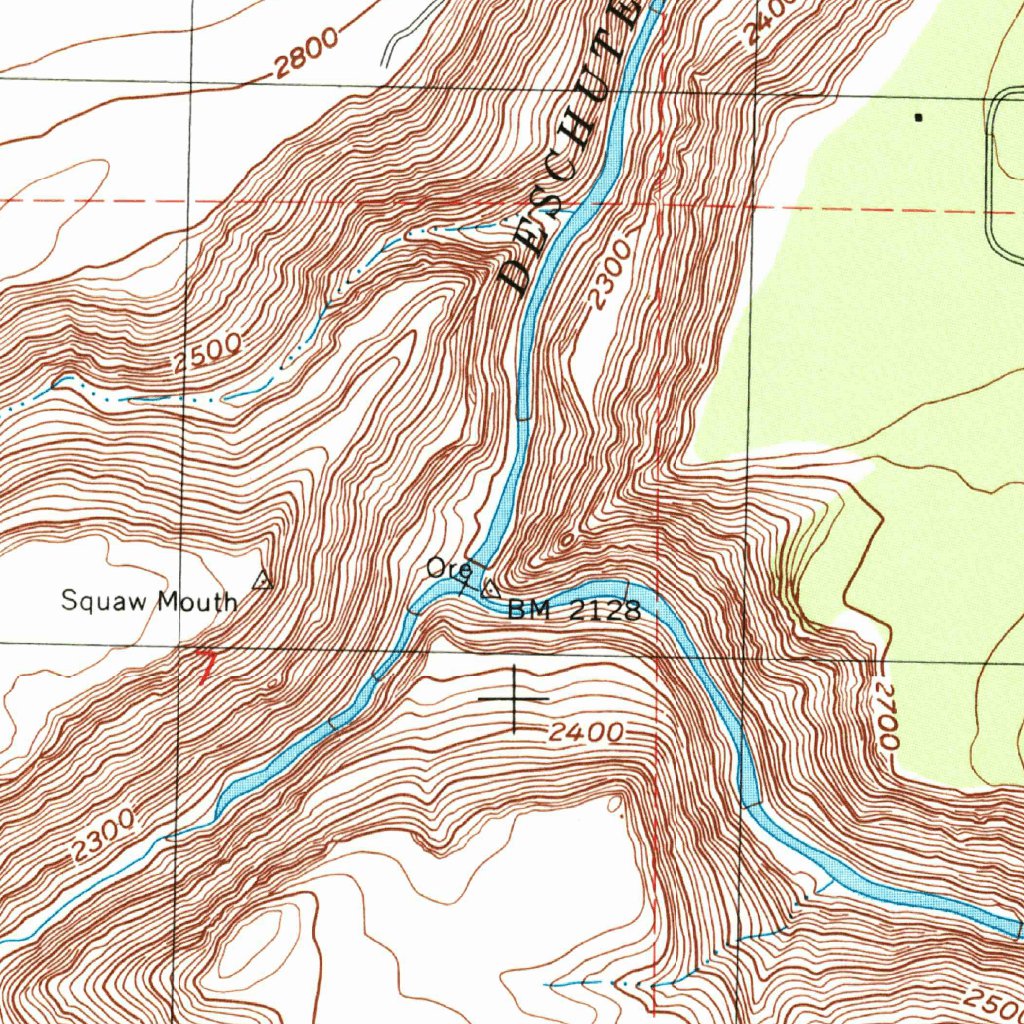Steelhead Falls, OR (1985, 24000-Scale) Map by United States Geological ...