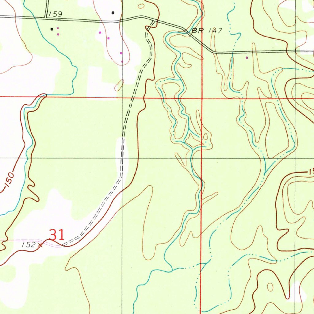 Steep Gully, LA (1997, 24000-Scale) Map by United States Geological ...