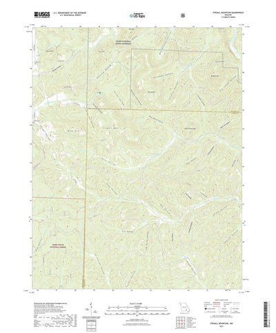 Stegall Mountain, MO (2021, 24000-Scale) Map by United States ...