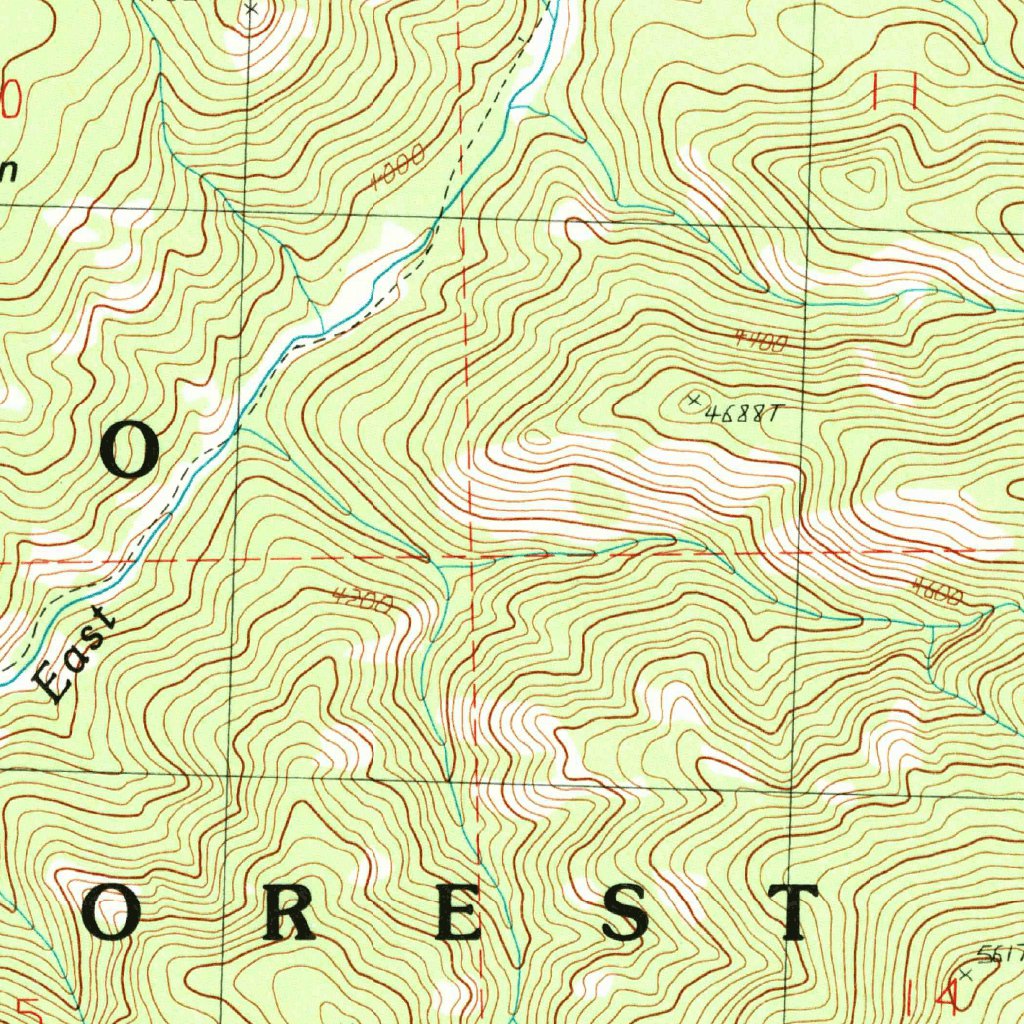 Steins Pillar, OR (1990, 24000-Scale) Map by United States Geological ...