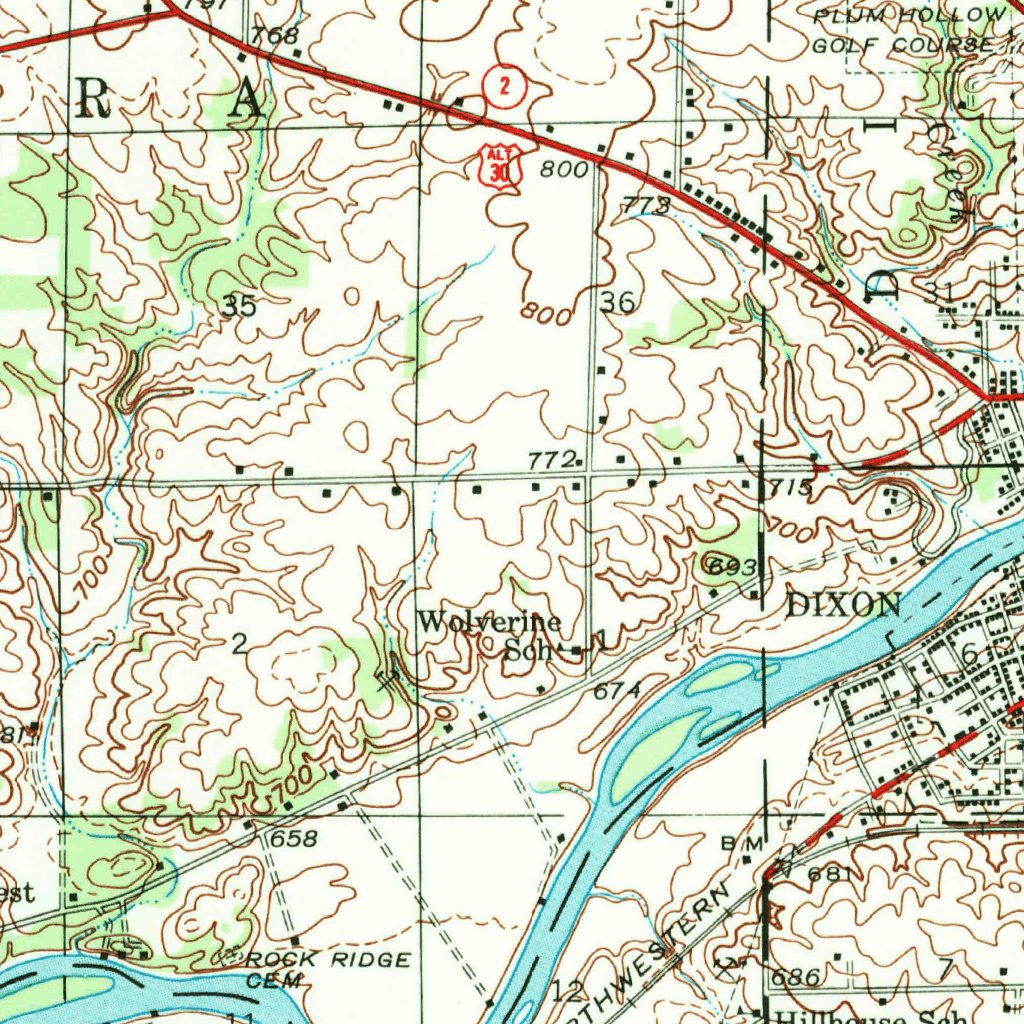 Sterling, IL (1946, 62500-Scale) Map by United States Geological Survey ...