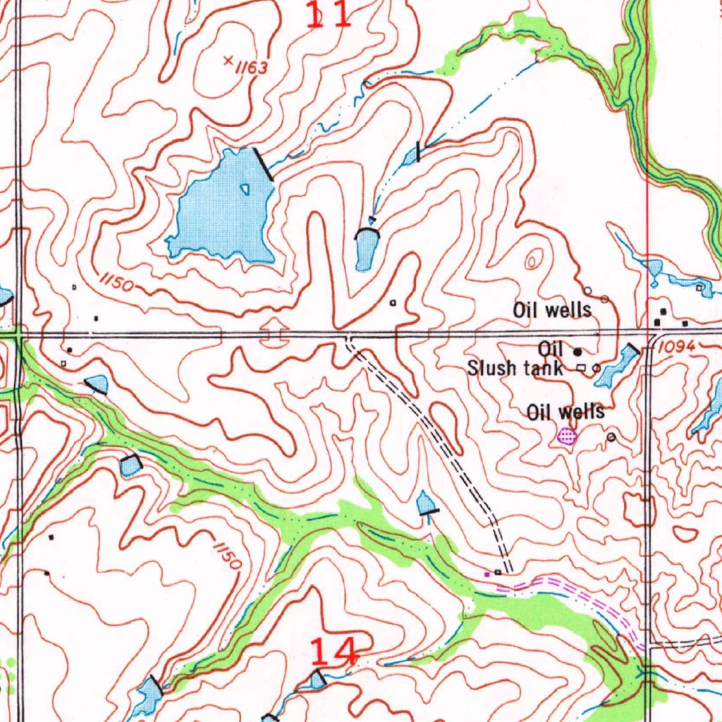 Sterling, OK (1956, 24000-Scale) Map by United States Geological Survey ...
