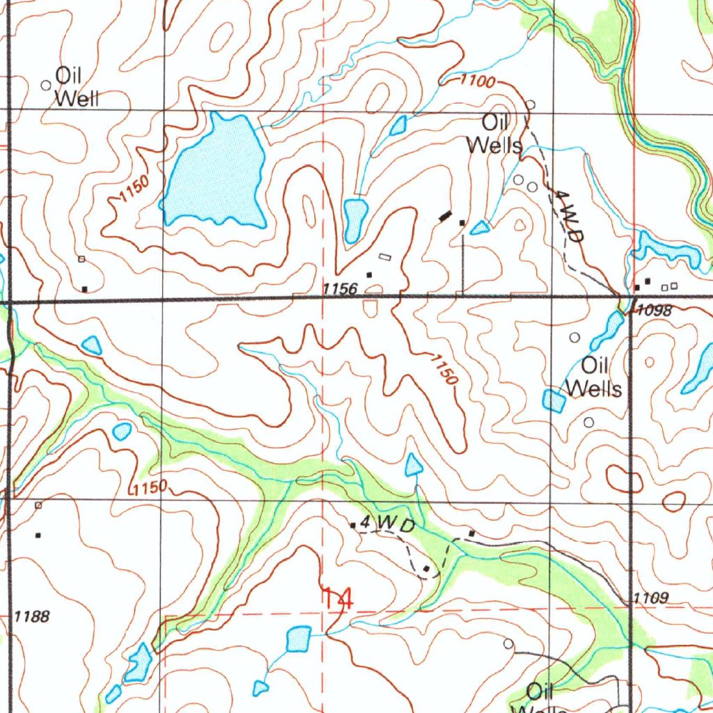 Sterling, OK (1991, 24000-Scale) Map by United States Geological Survey ...