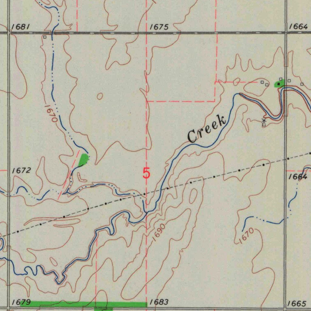Sterling SW, KS (1966, 24000-Scale) Map by United States Geological ...