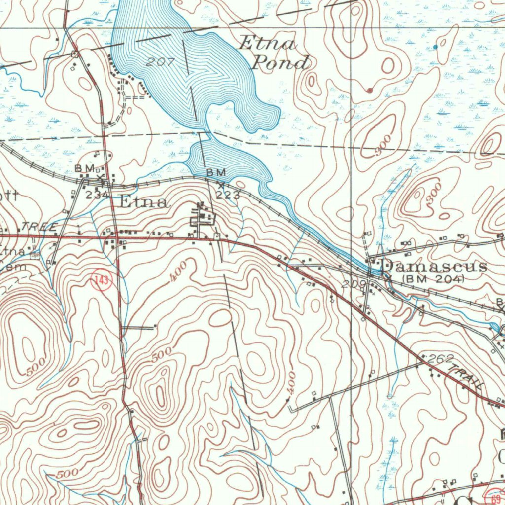 Stetson, ME (1955, 62500-Scale) Map by United States Geological Survey ...