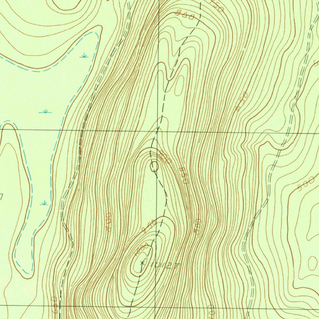 Stetson Mountain, ME (1988, 24000-Scale) Map by United States ...