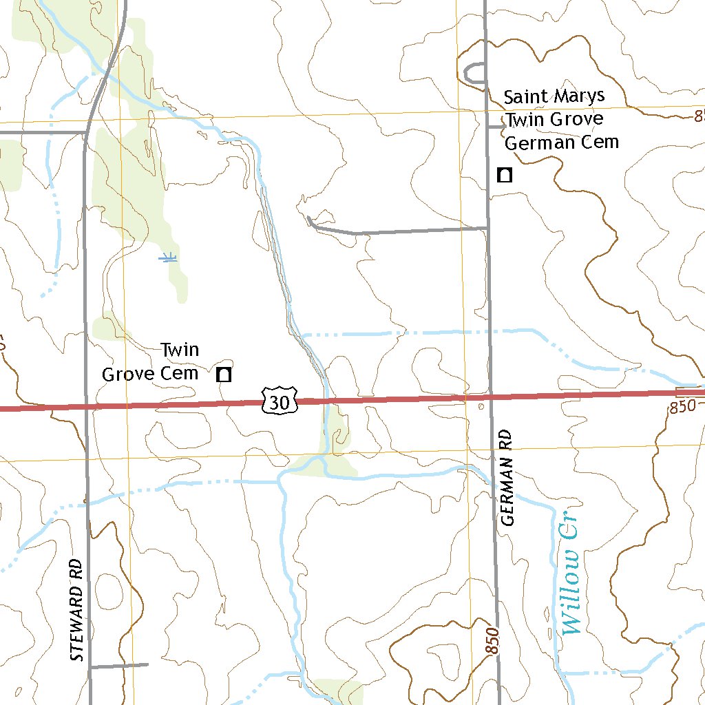 Steward, IL (2021, 24000-Scale) Map by United States Geological Survey ...