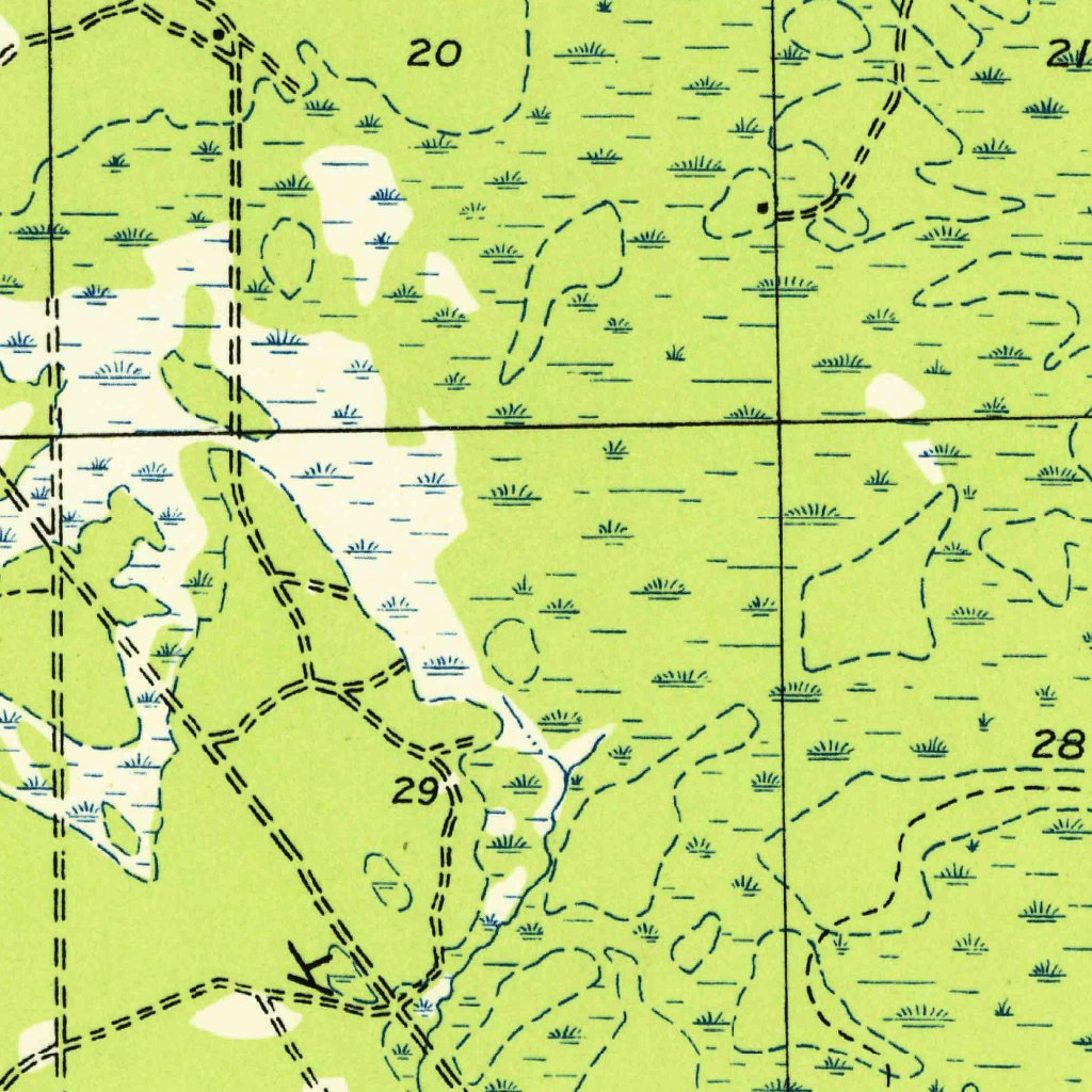 Stewart Lake, MI (1933, 31680-Scale) Map by United States Geological ...