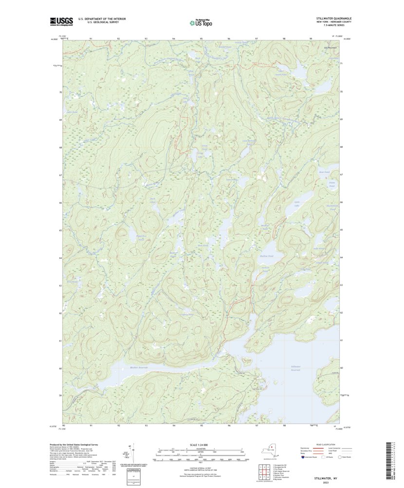 Stillwater, NY (2023, 24000-Scale) Map by United States Geological ...
