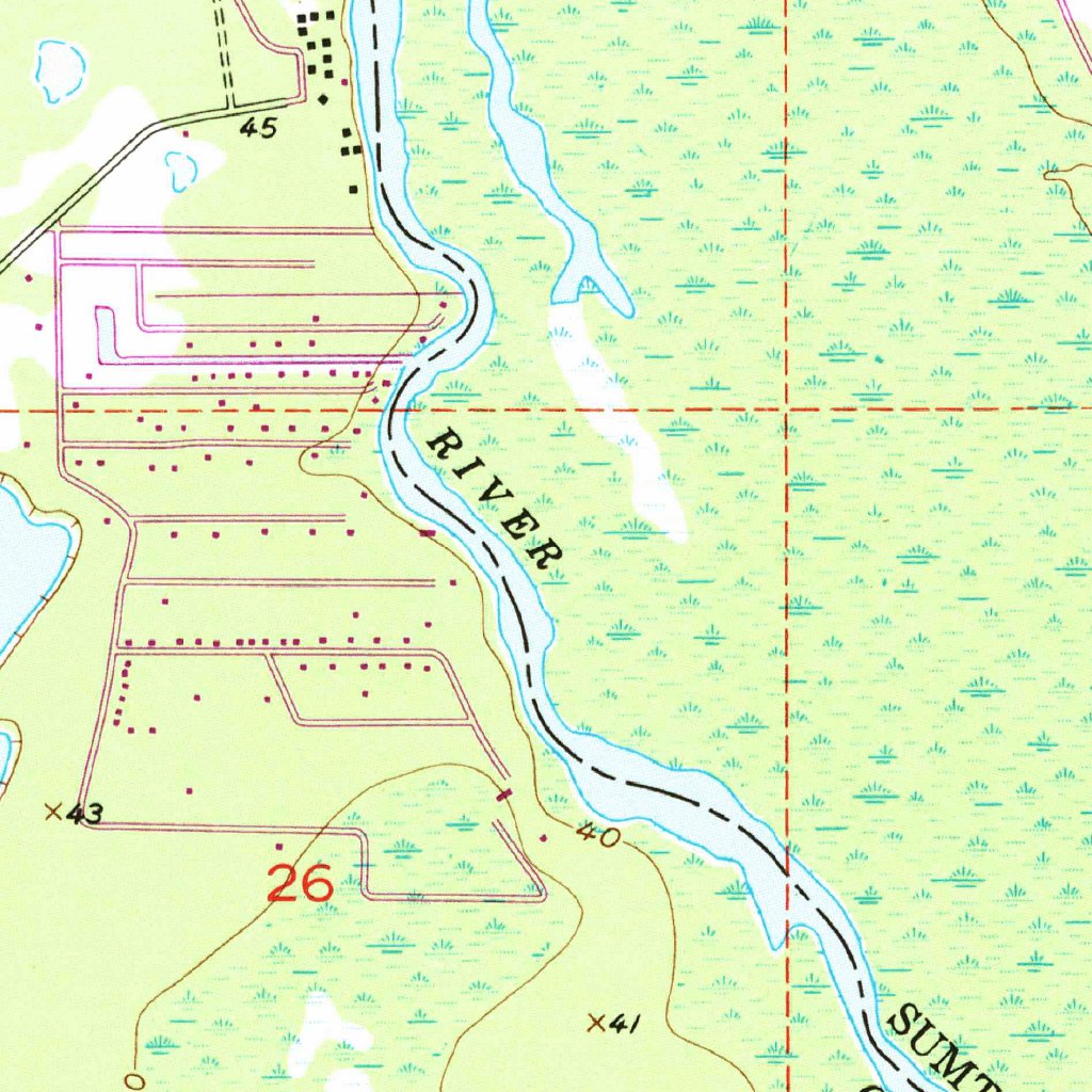 Stokes Ferry, FL (1954, 24000-Scale) Map by United States Geological ...