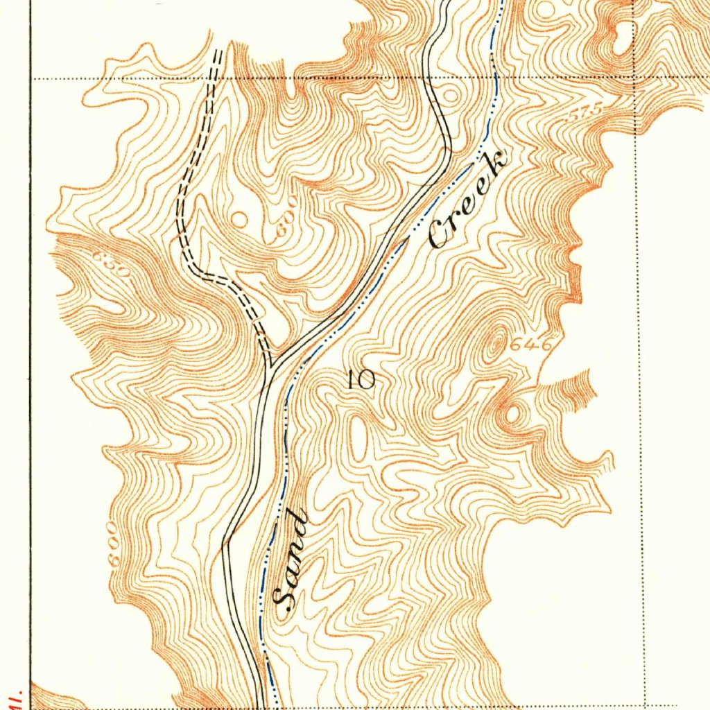Stokes Mountain, CA (1921, 24000-Scale) Map by United States Geological ...