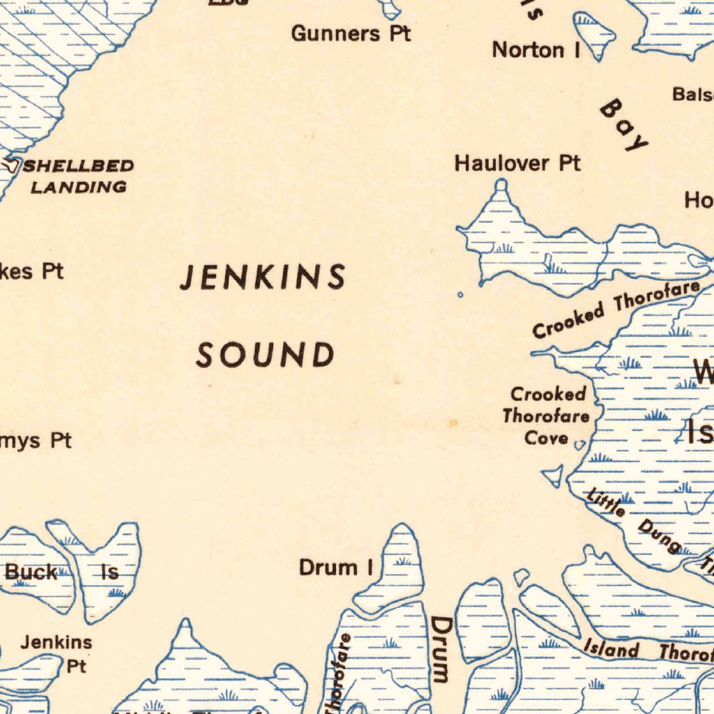 Stone Harbor, NJ (1944, 24000-Scale) Map by United States Geological ...