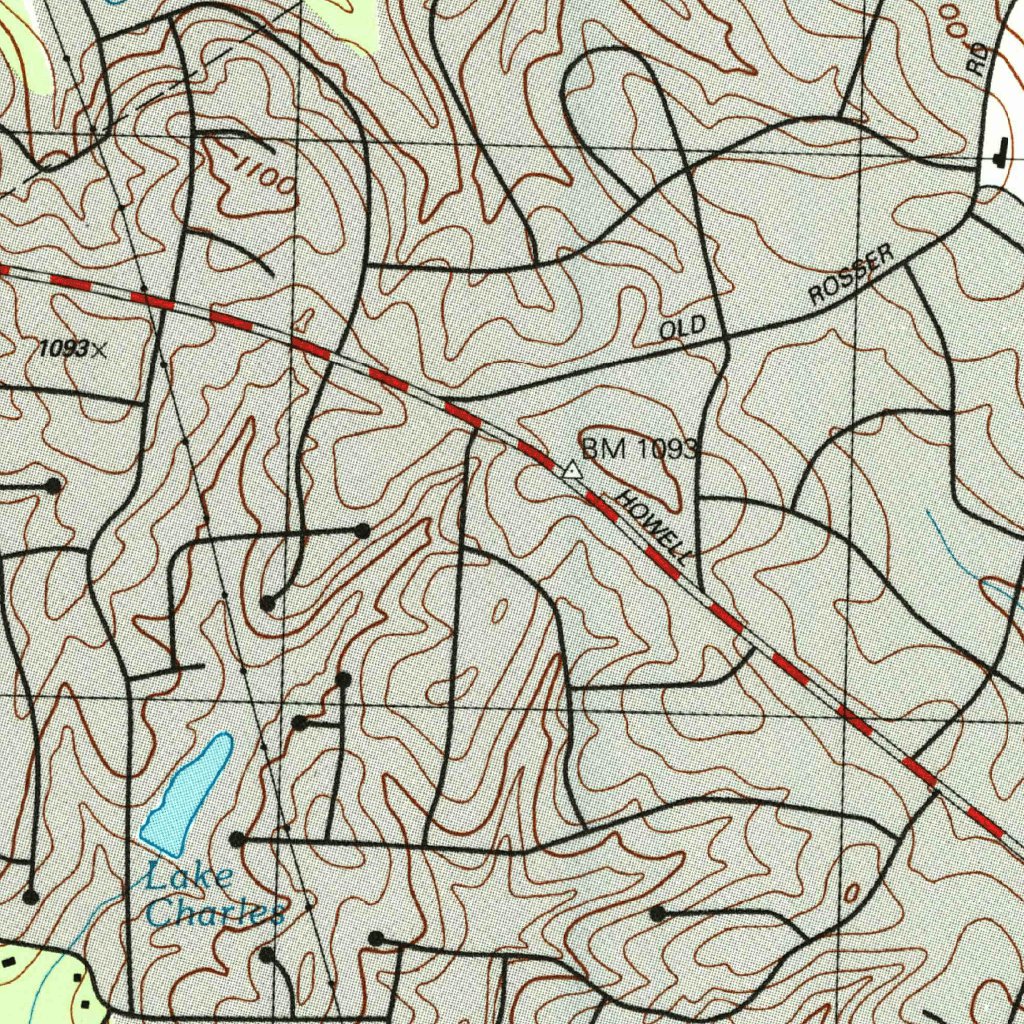 Stone Mountain, GA (1992, 24000-Scale) Map by United States Geological ...