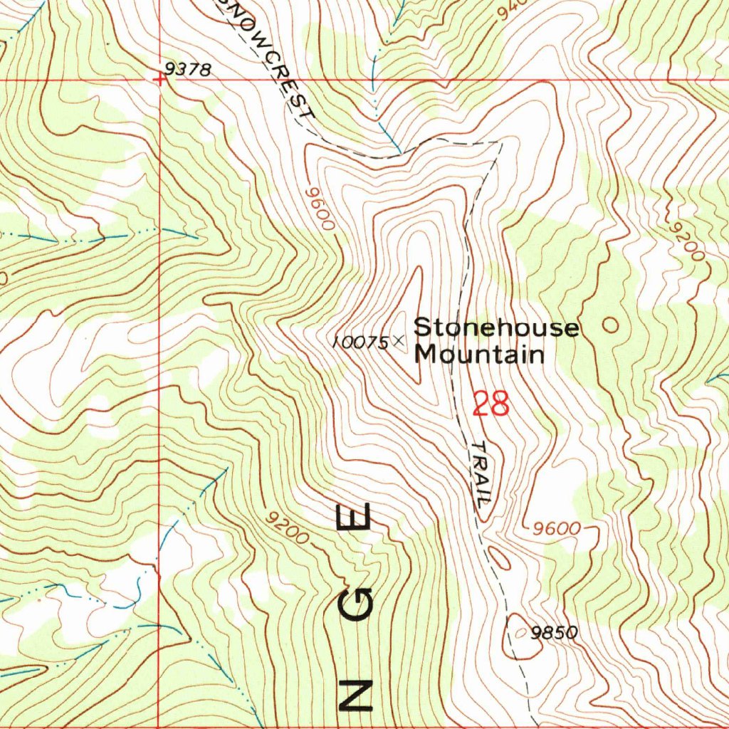 Stonehouse Mountain, MT (1968, 24000-Scale) Map by United States ...