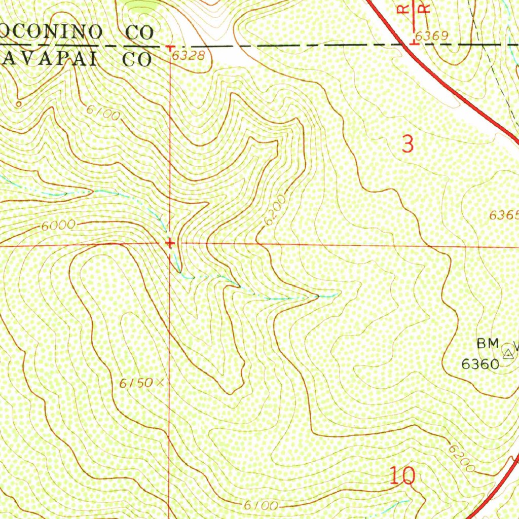 Stoneman Lake, AZ (1965, 24000-Scale) Map by United States Geological ...