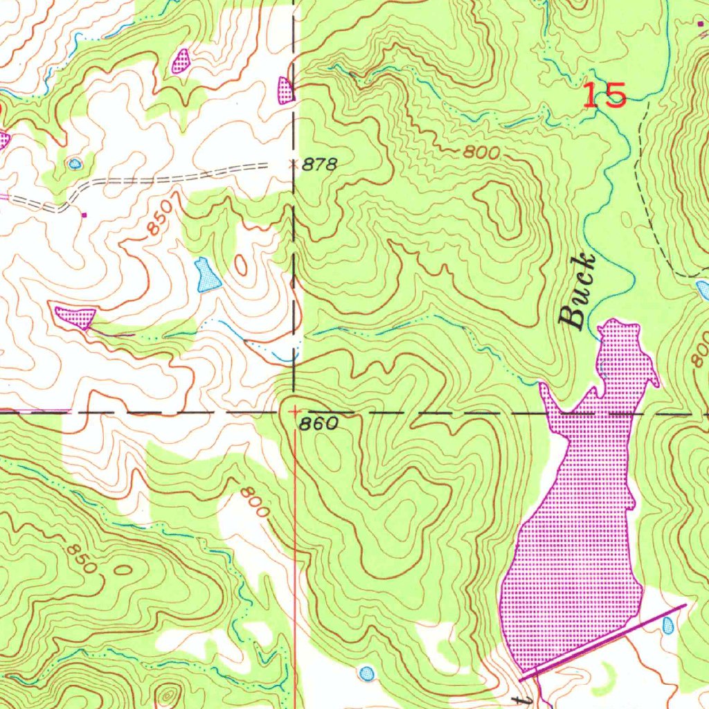 Stonewall, OK (1957, 24000-Scale) Map by United States Geological ...