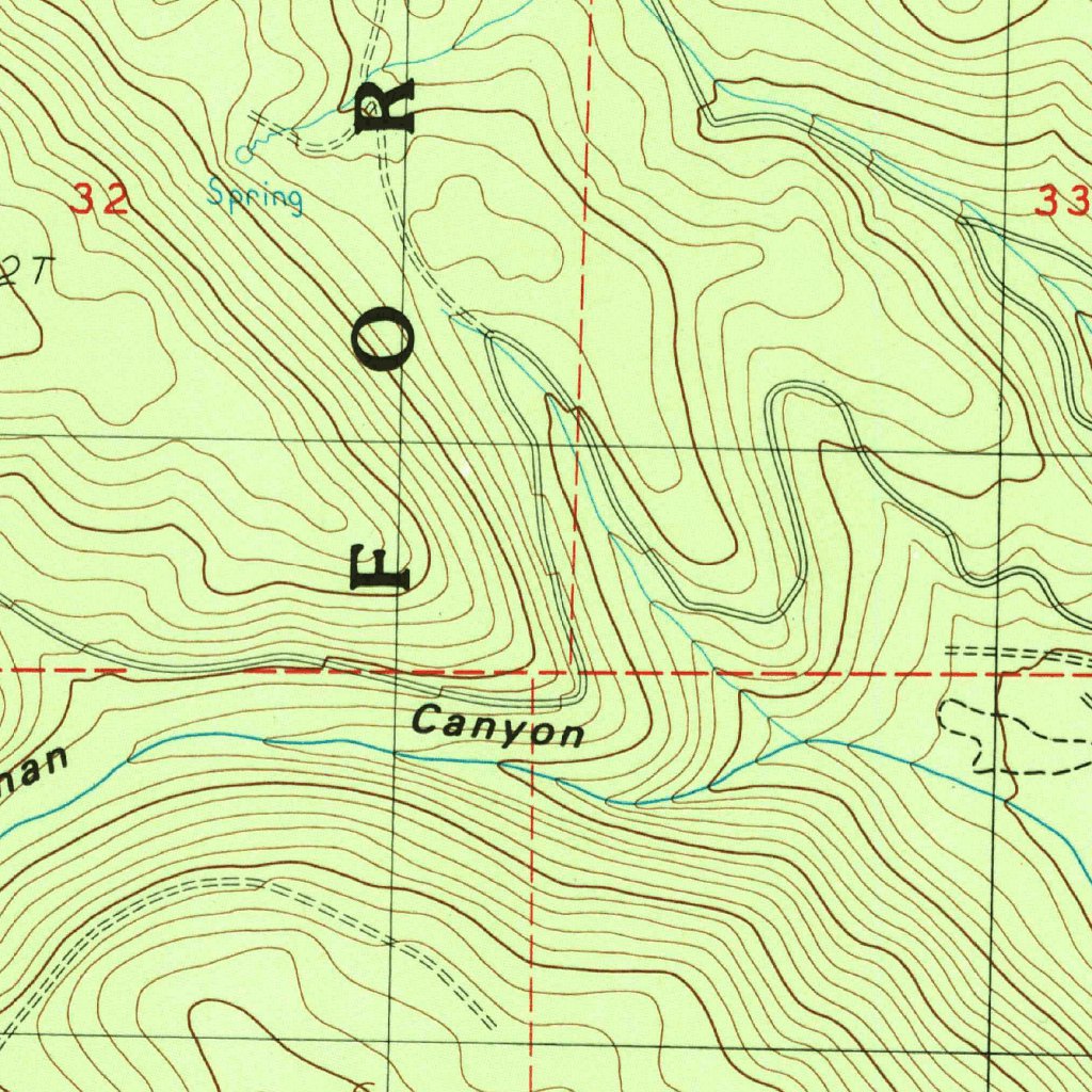 Stover Mountain, CA (1985, 24000-Scale) Map by United States Geological ...