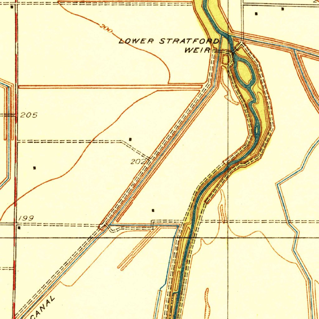 Stratford, CA (1929, 31680-Scale) Map by United States Geological ...