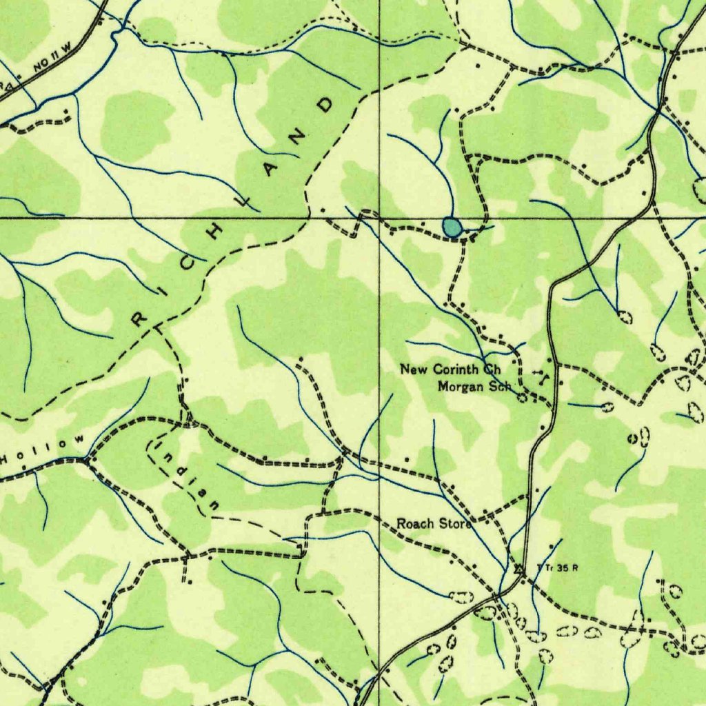 Straw Plains, TN (1935, 48000-Scale) Map by United States Geological ...