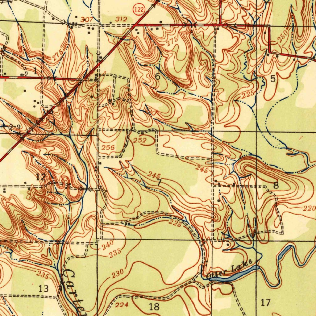 Strawberry, AR (1941, 62500-Scale) Map by United States Geological ...