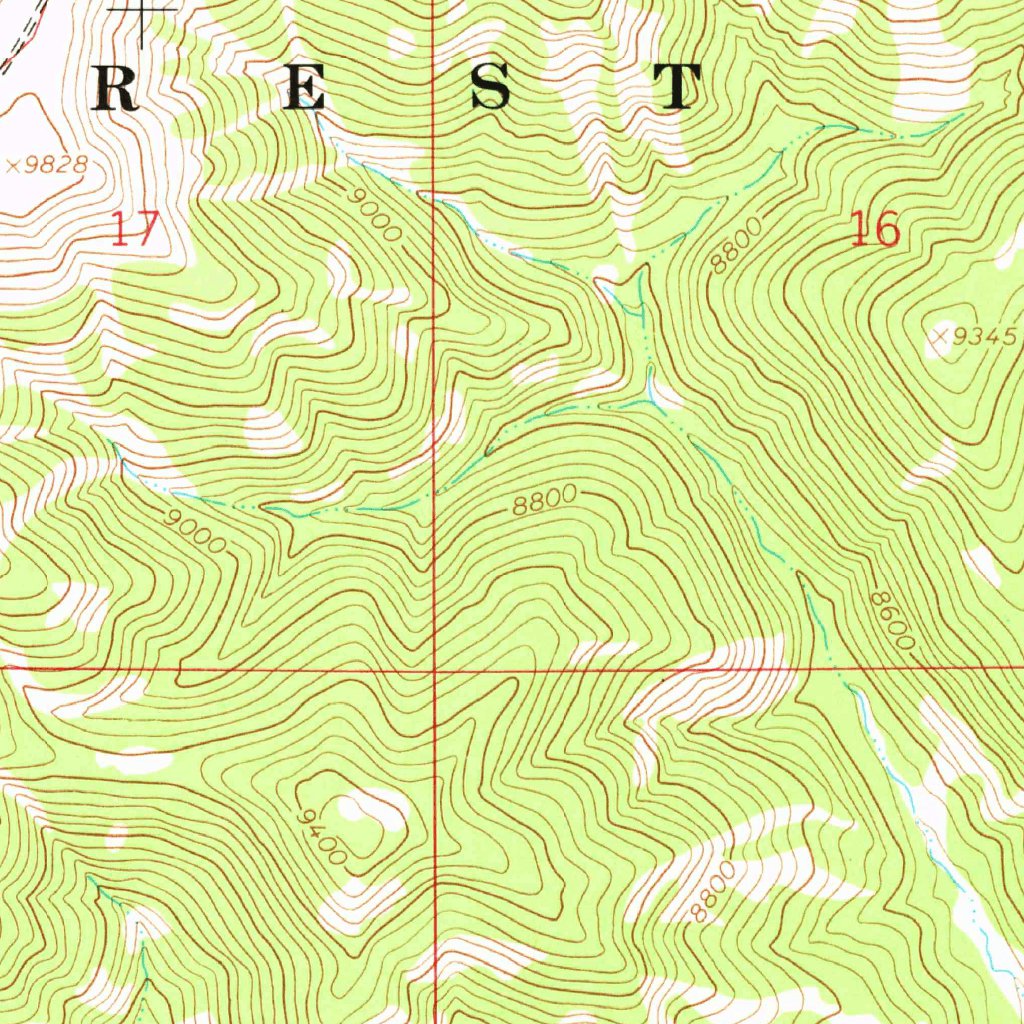 Strawberry Reservoir SE, UT (1967, 24000-Scale) Map by United States ...
