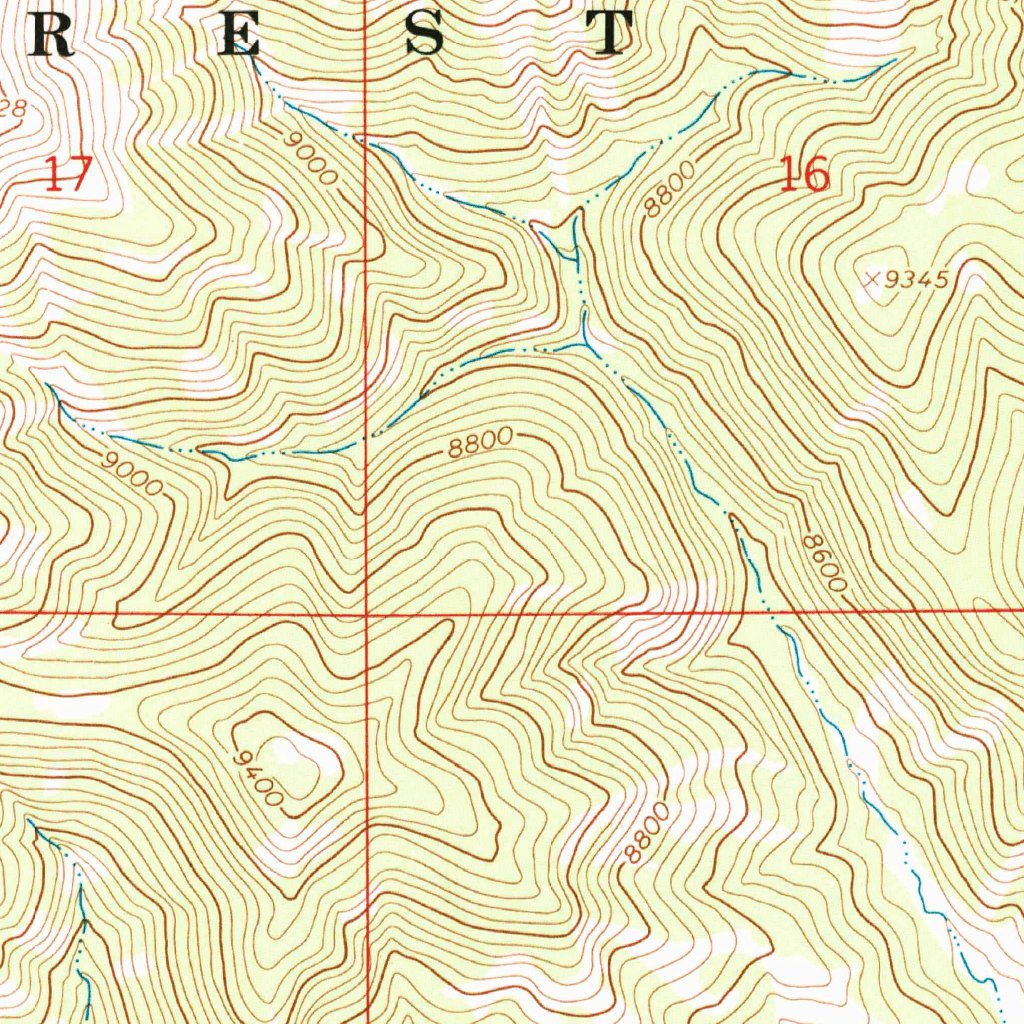 Strawberry Reservoir SE, UT (1993, 24000-Scale) Map by United States ...