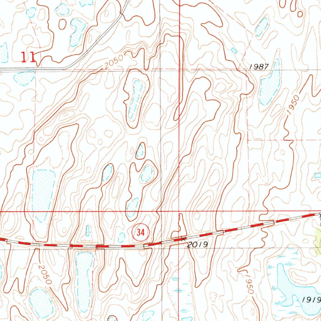 Streeter Flats, ND (1983, 24000-Scale) Map by United States Geological ...