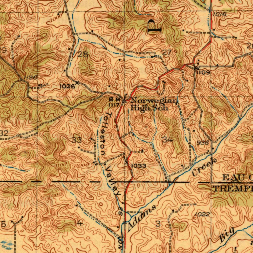 Strum, WI (1930, 62500-Scale) Map by United States Geological Survey ...