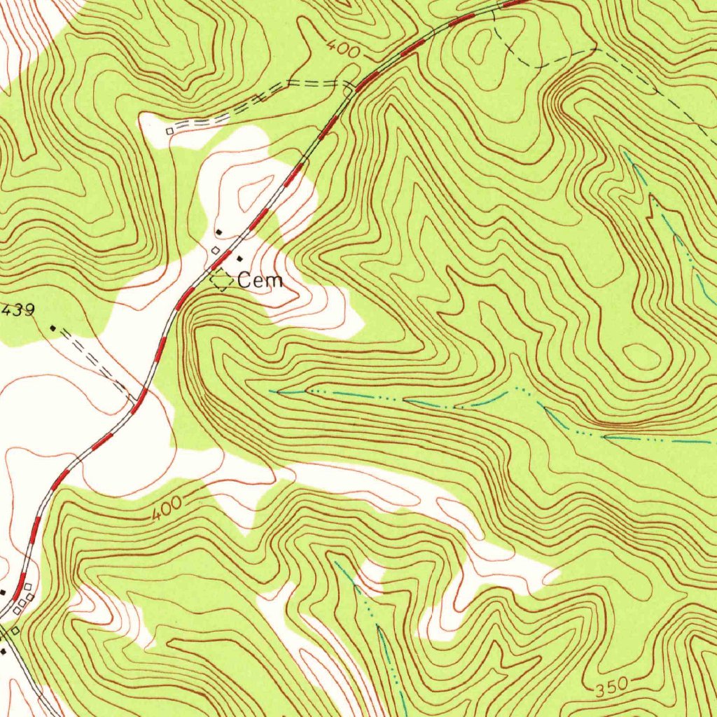 Stuckey Boone Lake, GA (1974, 24000-Scale) Map by United States ...