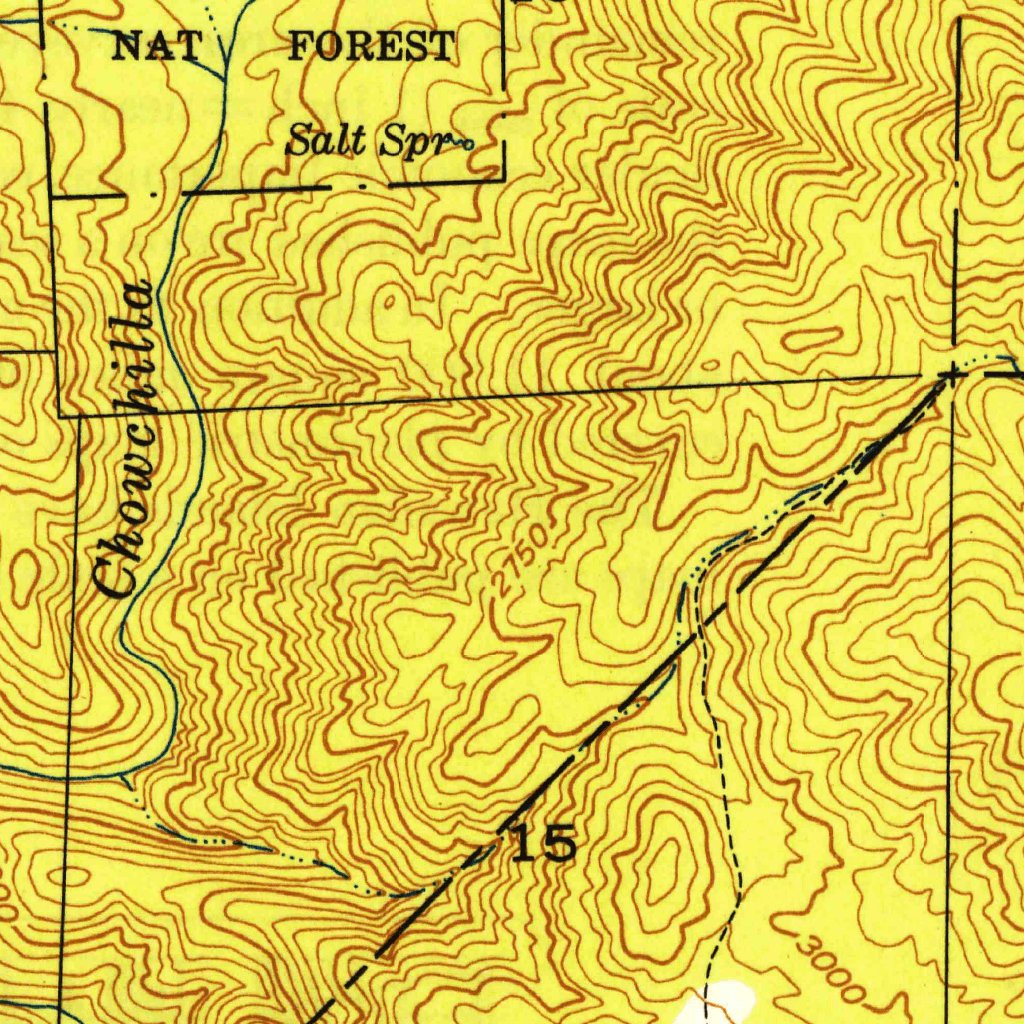 Stumpfield Mountain, CA (1948, 24000-Scale) Map by United States ...