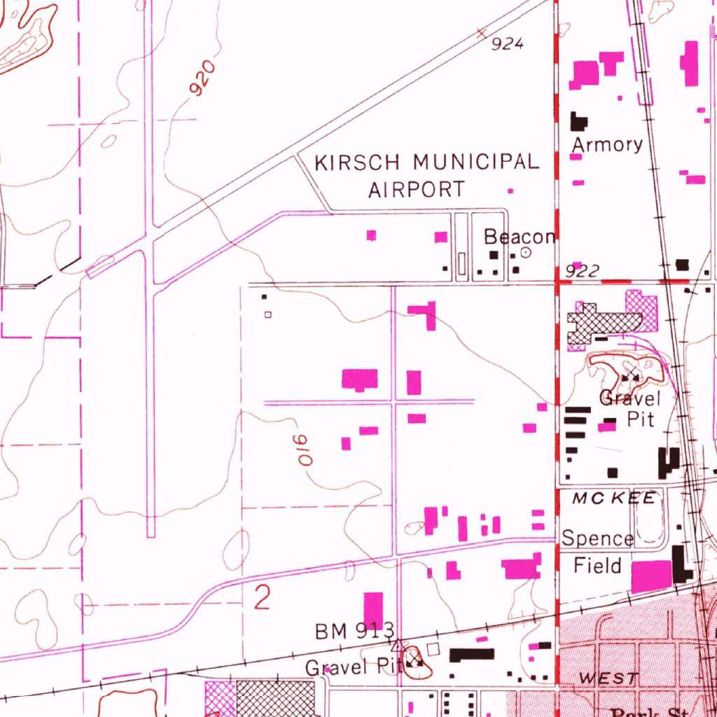 Sturgis, MI-IN (1961, 24000-Scale) Map by United States Geological ...