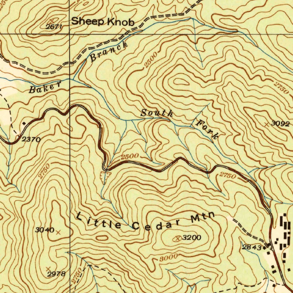 Suches, GA (1938, 24000-Scale) Map by United States Geological Survey ...