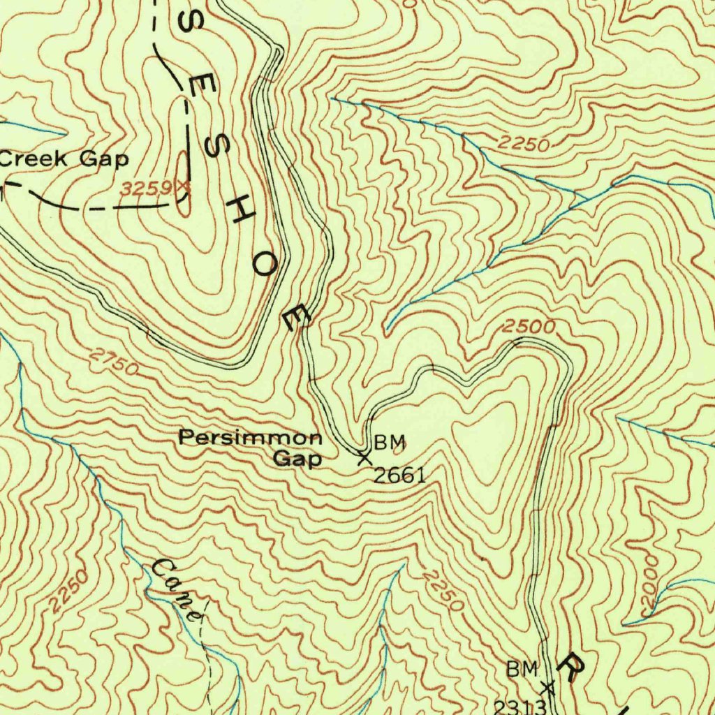 Suches, GA (1950, 24000-Scale) Map by United States Geological Survey ...