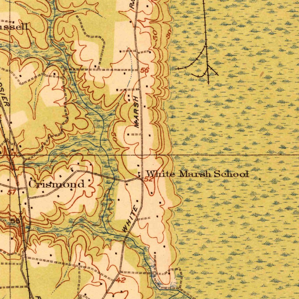 Suffolk, VA-NC (1919, 62500-Scale) Map by United States Geological ...
