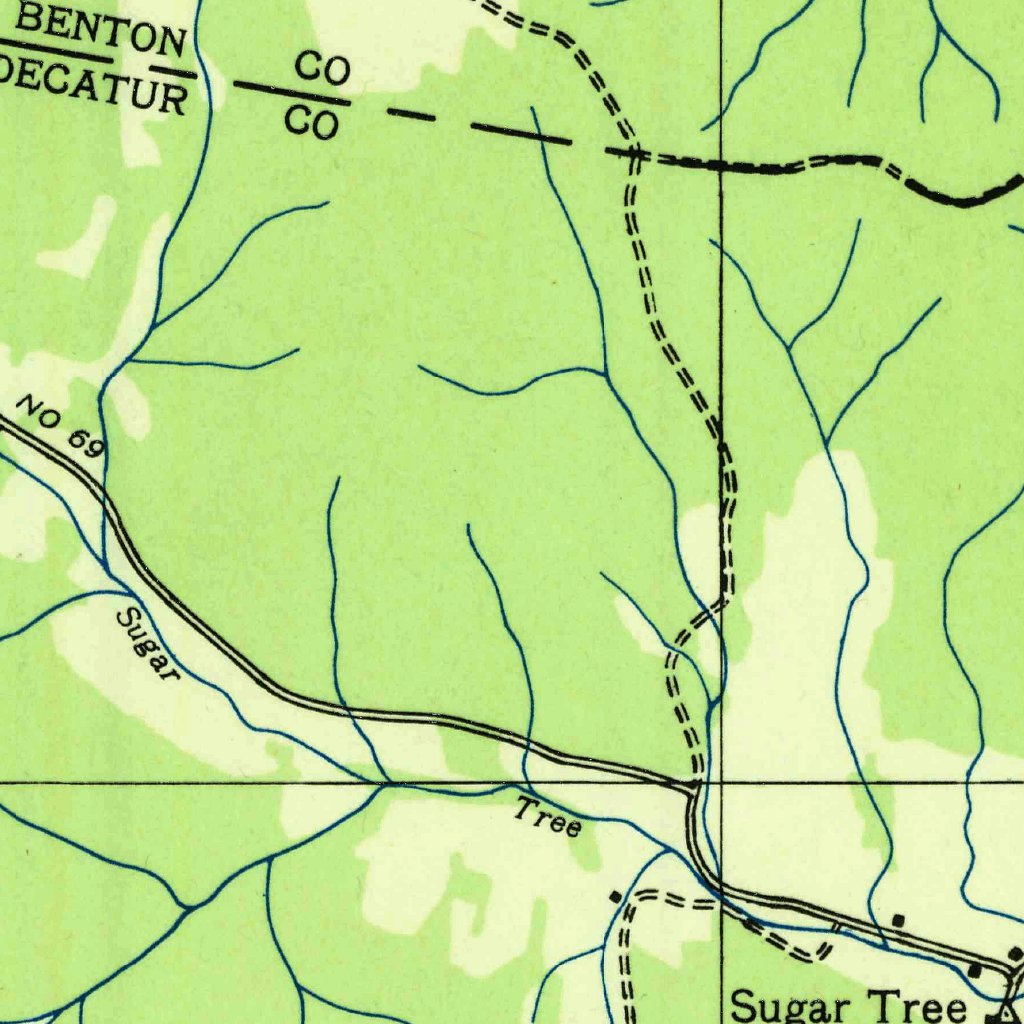 Sugar Tree, TN (1936, 24000-Scale) Map by United States Geological ...
