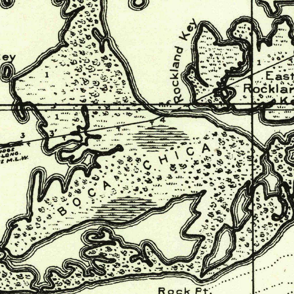 Sugarloaf Key, FL (1921, 62500-Scale) Map by United States Geological ...