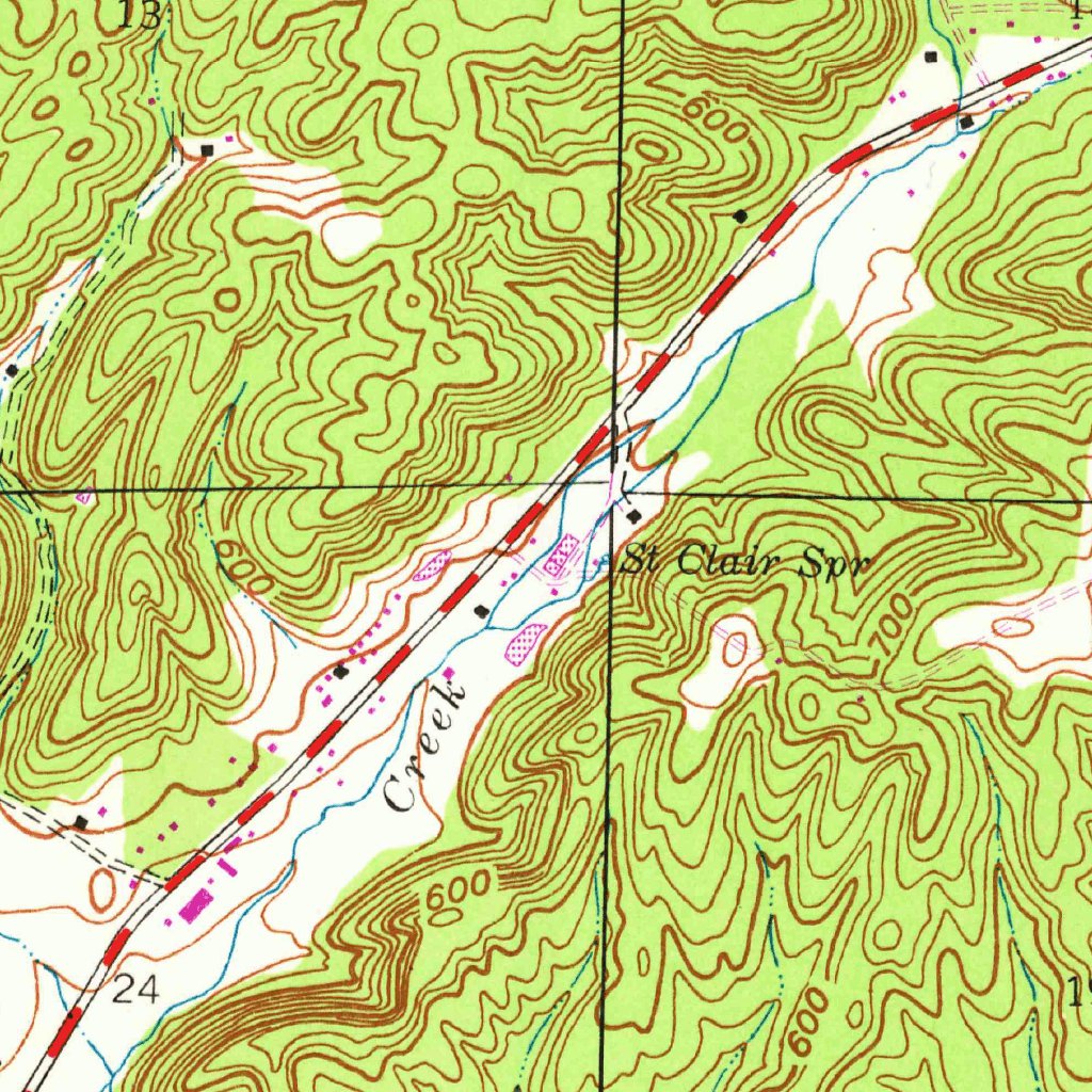 Sulphur Rock, AR (1943, 24000-Scale) Map by United States Geological ...