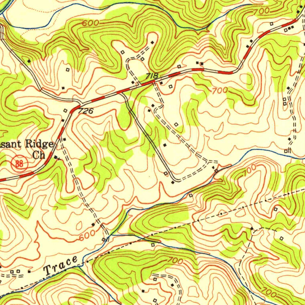Summersville, KY (1953, 24000-Scale) Map by United States Geological ...