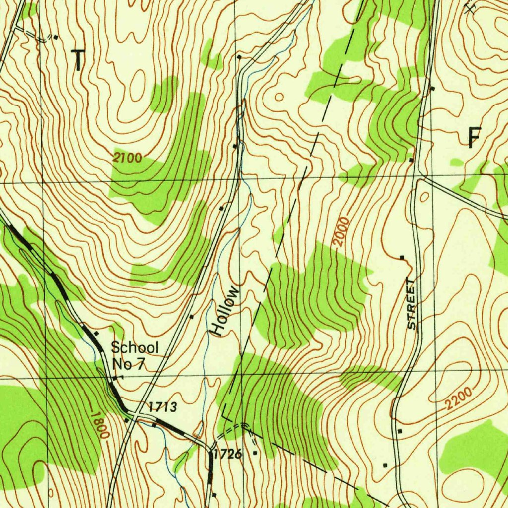 Summit, NY (1945, 31680-Scale) Map by United States Geological Survey ...