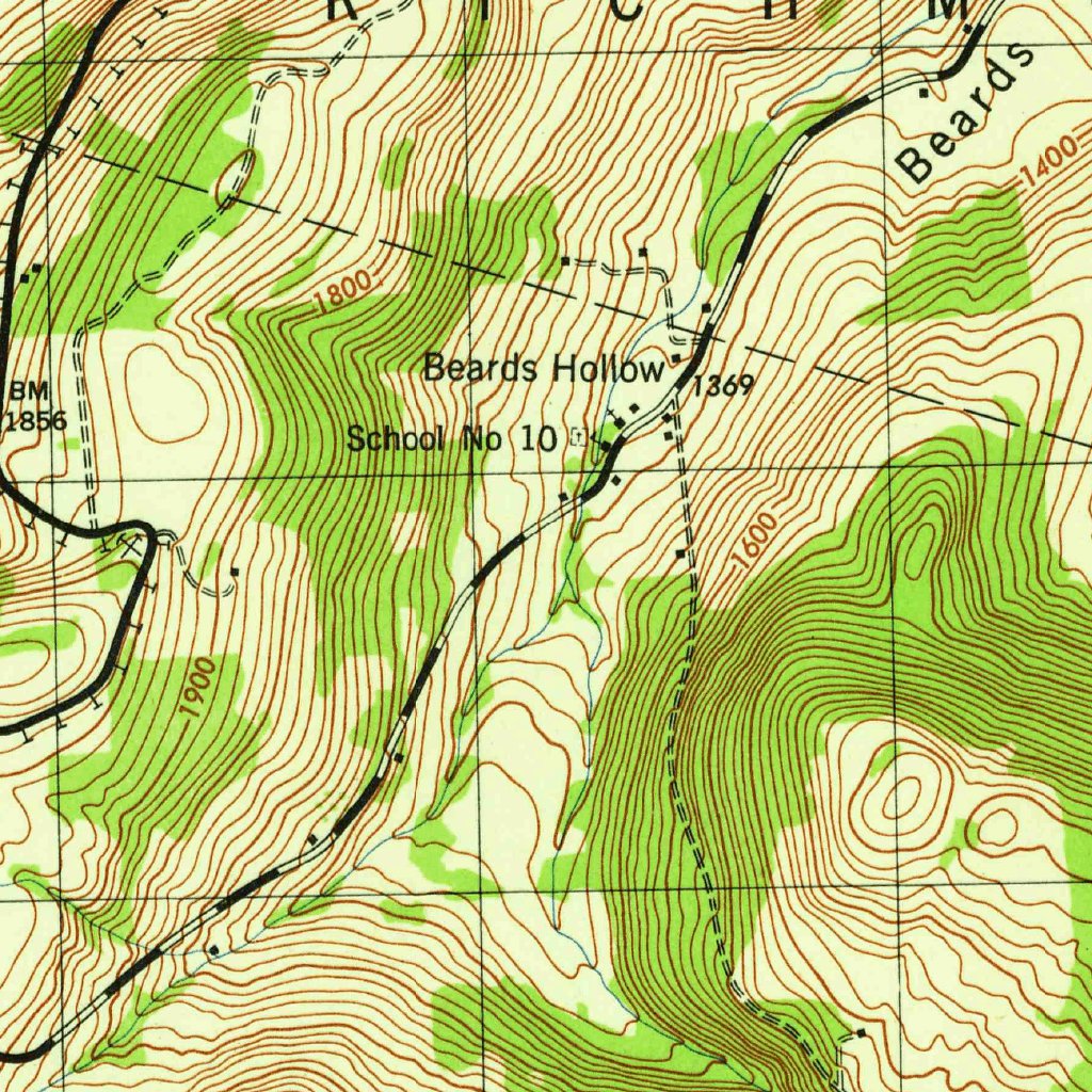 Summit, NY (1945, 31680-Scale) Map by United States Geological Survey ...