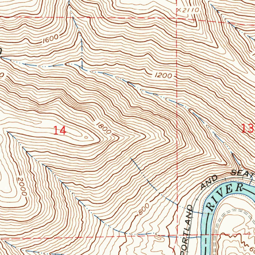Summit Ridge, OR (1962, 24000-Scale) Map by United States Geological ...